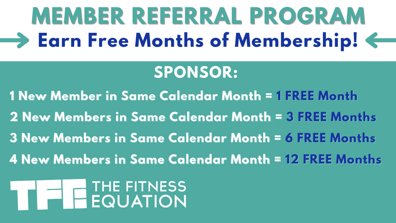 Member Referral Program – The Fitness Equation